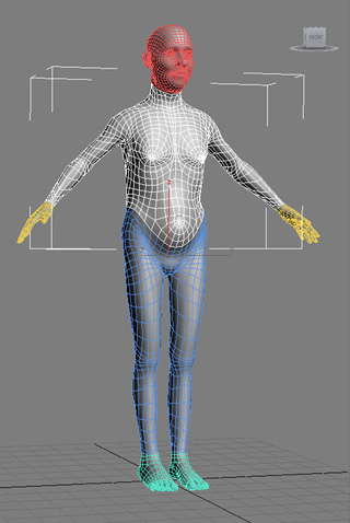 Producing a Standard G5 Character with Self-made Mesh